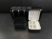 China black Velvet Travel jewelry box organizer jewelry box women gift velvet jewelry box for sale