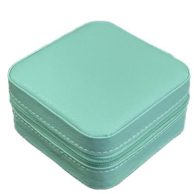 China tiff blue Travel jewelry box- Customized your logo and color for sale