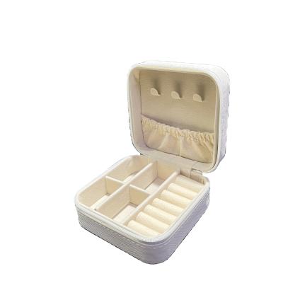 China Travel jewelry box organizer jewelry box women gift Pu jewelry box for sale