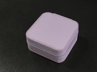 China Purple Travel jewelry box Customized your logo and color for sale