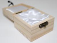 China Customs Logo Wooden Crystal  Box for sale