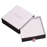 China Customized white paper drawer jewelry box necklace box for sale