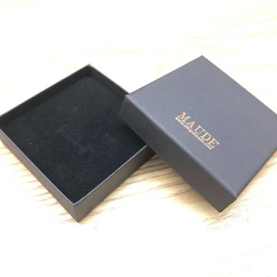 China Customs Paper Jewelry Box Logo color -Use to Earring Pendant Bracelet Necklace for sale