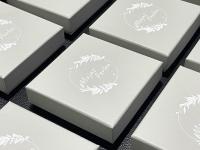 China Custom Logo Gray Paper Jewelry Box Ideal for Earrings Pendants Bracelets and Necklaces for sale