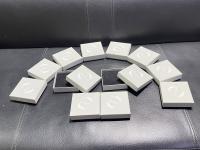 China Custom Logo Gray Paper Jewelry Box Ideal for Earrings Pendants Bracelets and Necklaces for sale
