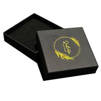 China Customs Paper Jewelry Box Logo color -Use to Earring Pendant Bracelet Necklace for sale