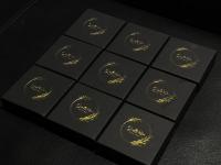 China Customs Paper Jewelry Box Logo color -Use to Earring Pendant Bracelet Necklace for sale