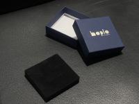 China Customs Paper Jewelry Box Logo color -Use to Earring Pendant Bracelet Necklace for sale