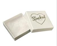 China Customized Paper Jewelry Box 9x9x2.5cm (3.5*3.5*1 inches) for sale