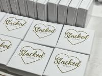 China Customized Paper Jewelry Box 9x9x2.5cm (3.5*3.5*1 inches) for sale