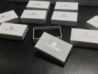 China Customs Paper Jewelry Box Logo color -Use to Earring Pendant Bracelet Necklace for sale