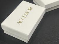 China Customized  White Paper Jewelry Box logo and color by your jewelry packaging for sale