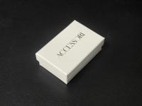 China Customized  White Paper Jewelry Box logo and color by your jewelry packaging for sale