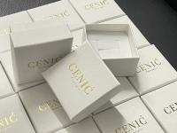 China Customized  White Paper Ring Box for sale