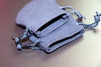 China Customized Fibre jewelry pouch pouches for your jewelry packaging for sale