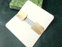 China Fashion Customized Outer Skin for LANDSCAPE Pattern Semi-finished Pu Wallet Accessories for sale