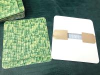 China Fashion Customized Outer Skin for LANDSCAPE Pattern Semi-finished Pu Wallet Accessories for sale