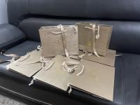 China Min Qty 500 Customized Luxury Jewelry Paper bags made with Paper in Paper for sale