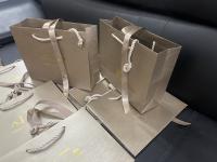 China Min Qty 500 Customized Luxury Jewelry Paper bags made with Paper in Paper for sale