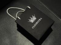 China Customized Black Jewelry Paper bags for sale