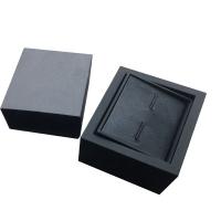 China Customs style 360 rotation cufflink box luxury style for sale