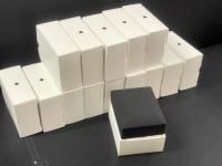 China Customized Your Logo- Luxury Black LED Pendant Box LED Small Necklace Box for sale