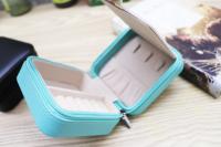 China Express Shipping Luxury PU Leather Travel Jewelry Box for Minimum Order Quantity of 500 for sale