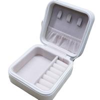 China Luxury travel jewelry box Customized your logo and color for sale