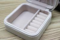 China Luxury travel jewelry box Customized your logo and color for sale
