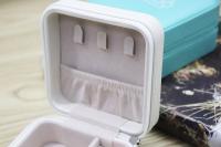 China Luxury travel jewelry box Customized your logo and color for sale