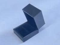 China Customized Luxury Black PU Leather Ring Box with 7 Days Sample Time and High- Material for sale