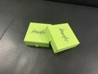China Customized Green Paper Drawer Jewelry Box for sale