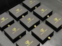 China Customized Black Paper Drawer Jewelry Box Customized for Your Jewelry Line for sale