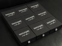 China Customized Black Paper Drawer Jewelry Box for Special Occasion Jewelry for sale
