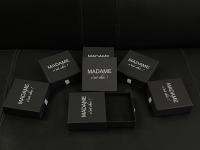 China Customized Black Paper Drawer Jewelry Box for Special Occasion Jewelry for sale