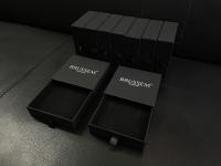 China Customized Black Paper Drawer Jewelry Box for sale