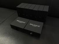 China Customized Black Paper Drawer Jewelry Box for sale