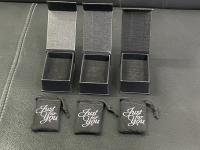 China Customized Paper Black Magnet Jewelry Box and Pouches for Your Custom-made Designs for sale