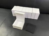 China Customized White Paper Magnet Jewelry Box Perfect for Ring Presentation for sale