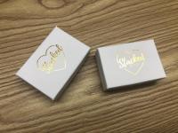 China Customized  Small Paper Jewelry Box logo and color by your jewelry packaging for sale