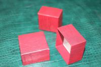 China High quality Red color Paper Cardboard Ring Box  Customized Your Color and Logo-Global transportation for sale