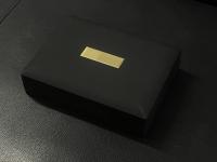China Customized Your Logo- Luxury Black LED Jewelry Box LED Big Necklace Box LED Jewelry Set Box for sale