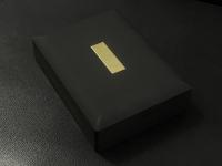 China Customized Your Logo- Luxury Black LED Jewelry Box LED Big Necklace Box LED Jewelry Set Box for sale