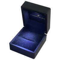 China Customized Your Logo- Black LED Ring Box-Luxury for sale