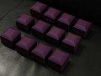 China Customized Your Logo- Purple LED Ring Box-Luxury for sale