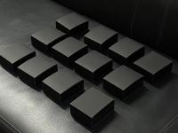 China Customized Small Necklace Box Or Black Pendant Box for sale