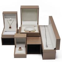 China Luxury Gold Jewelry Box customized your logo for sale