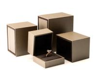China Luxury Gold Jewelry Box customized your logo for sale