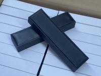 China Customized Luxury Black PU Leather Long Bracelet Box Paper Box OEM Pu Leather Jewellery Ring Box Packaging Brown any Color 100 for sale