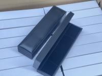 China Customized Luxury Black PU Leather Long Bracelet Box Paper Box OEM Pu Leather Jewellery Ring Box Packaging Brown any Color 100 for sale